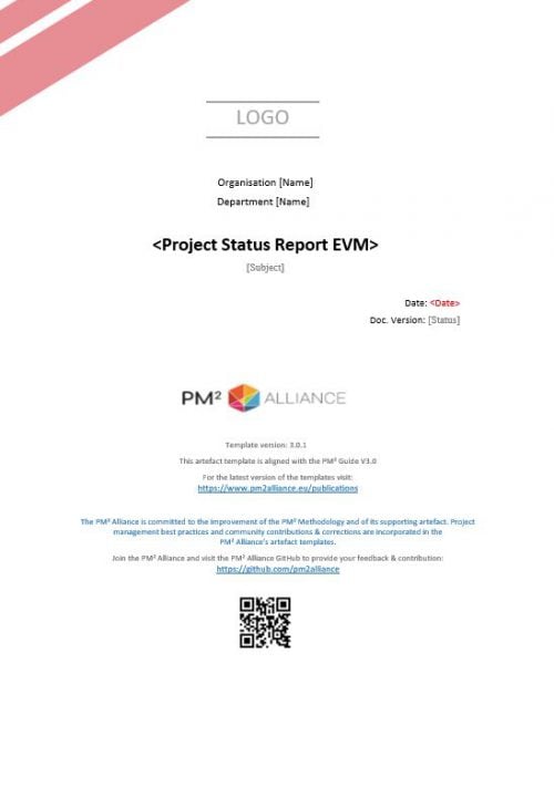 Project Status Report (EVM) - PM².EU